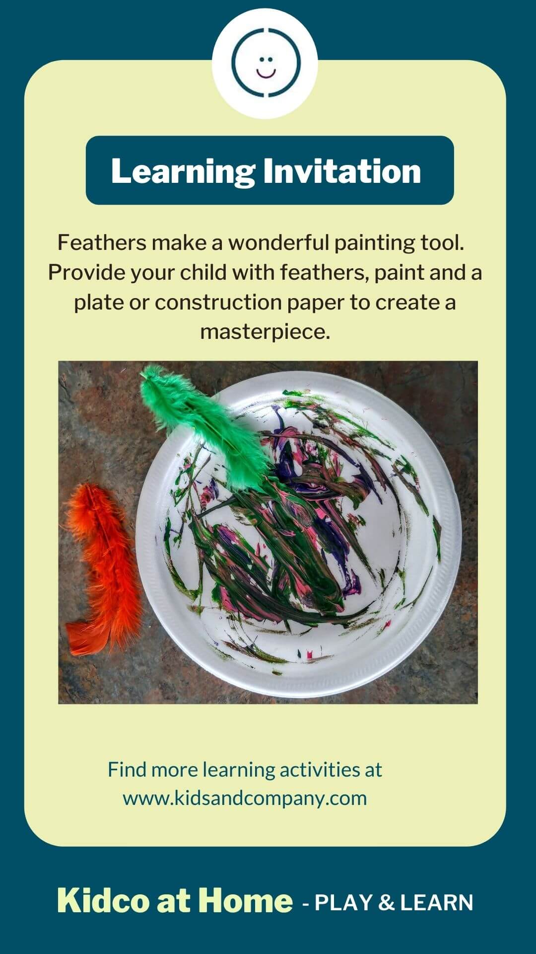 Feather Painting - Kids & Company