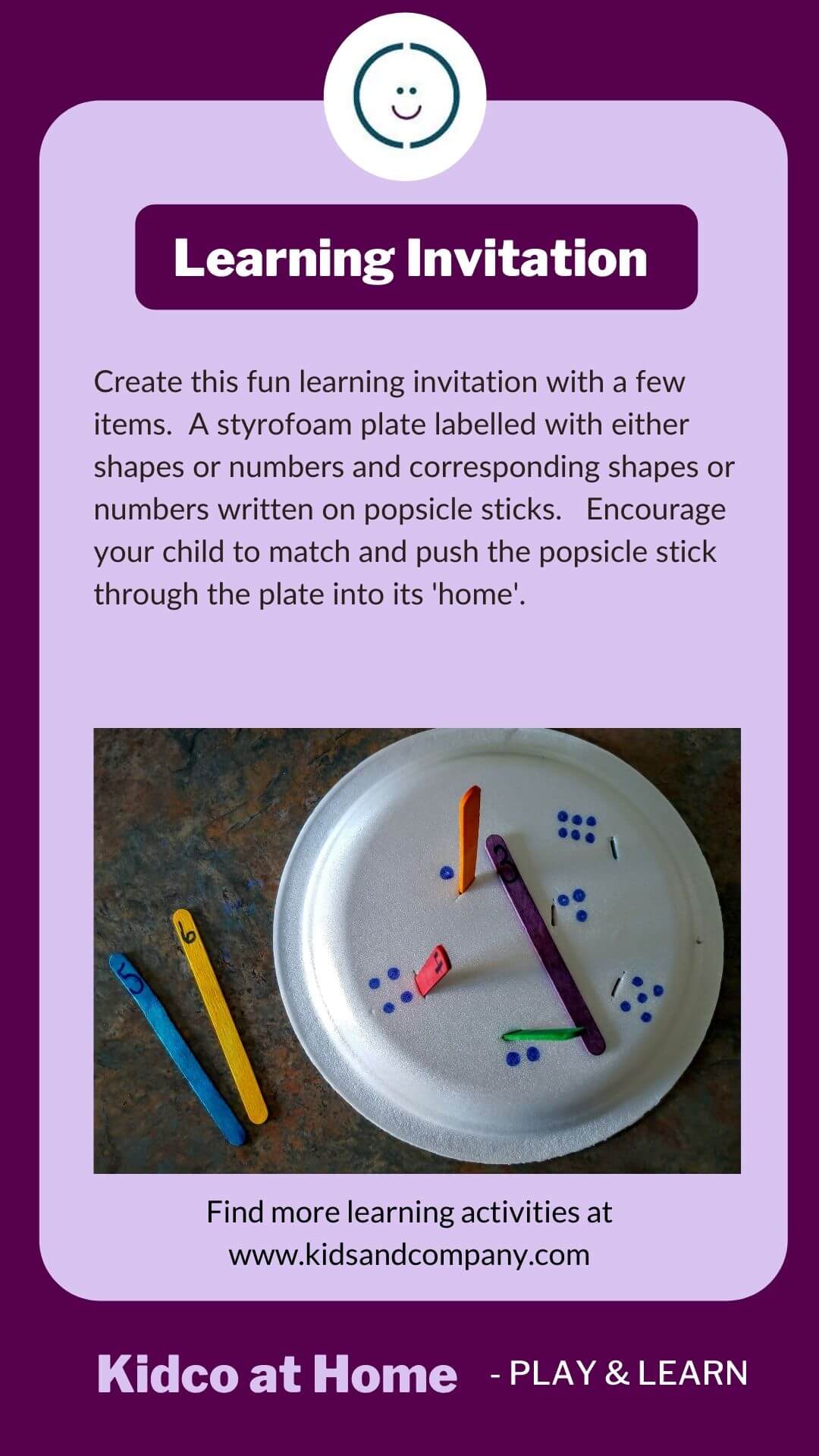 Paper Plate Learning - Kids & Company