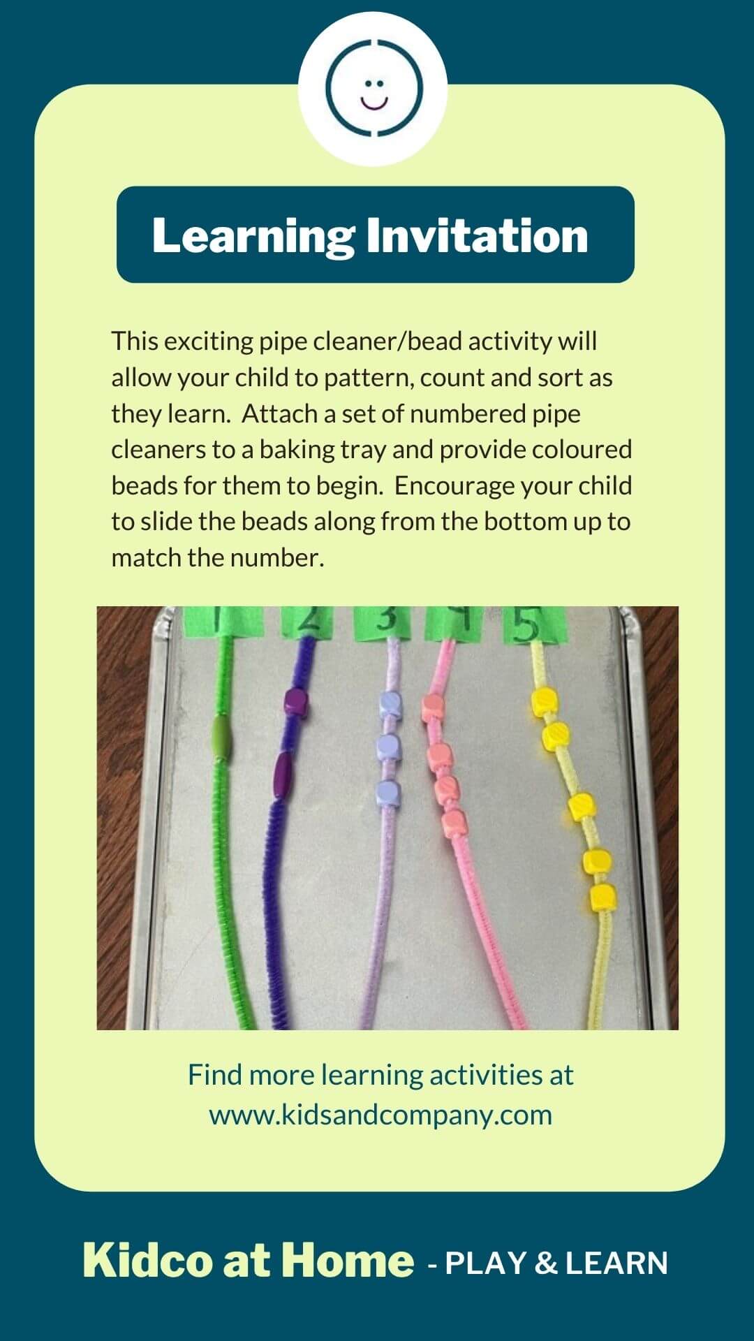 Pipe Cleaner Numbers - Kids & Company
